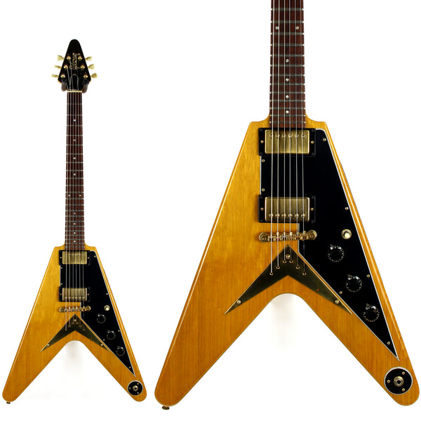 MINTY! 1983 Gibson Flying V Natural KORINA Heritage Series 1958 Reissu ...