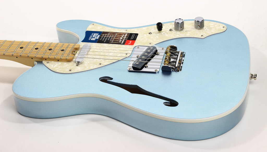 2016 Fender USA American Elite Telecaster Thinline - MYSTIC BLUE ICE ...