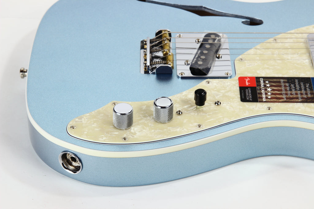 2016 Fender USA American Elite Telecaster Thinline - MYSTIC BLUE ICE ...