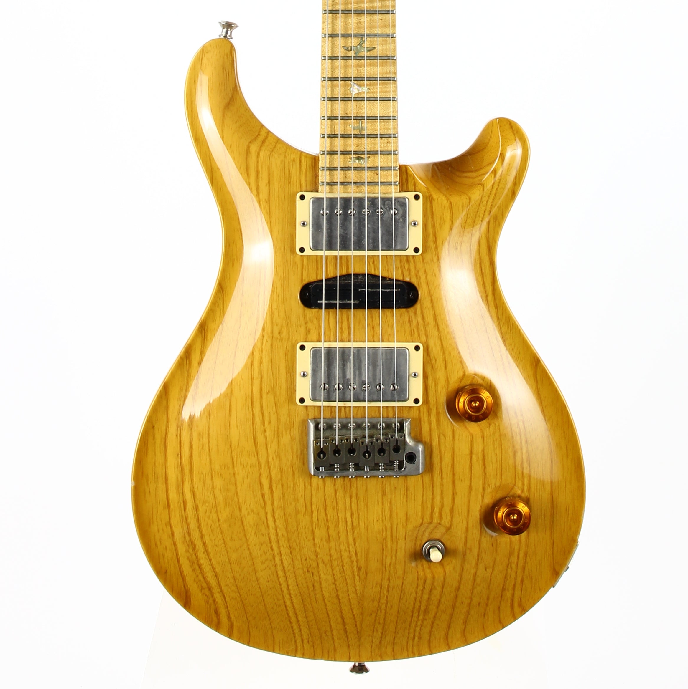 2005 PRS Swamp Ash Special Gold Pearl Bird Inlays SUPER FLAME NECK Nat ...