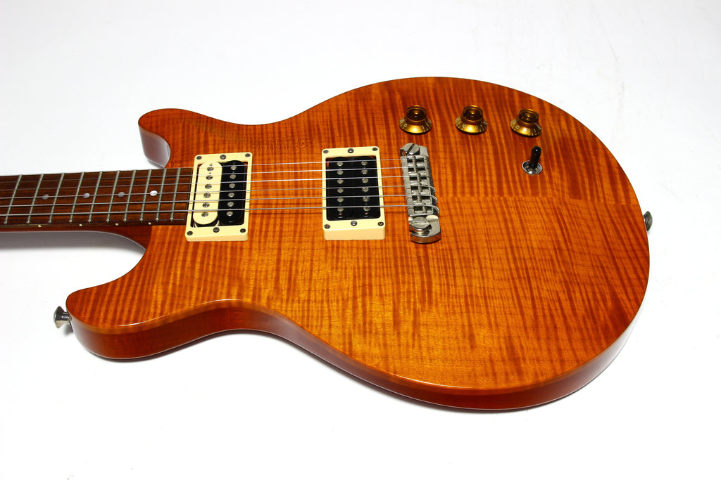 *SOLD* 1995 Hamer USA Studio Archtop Amber Double Cutaway Electric Gui ...