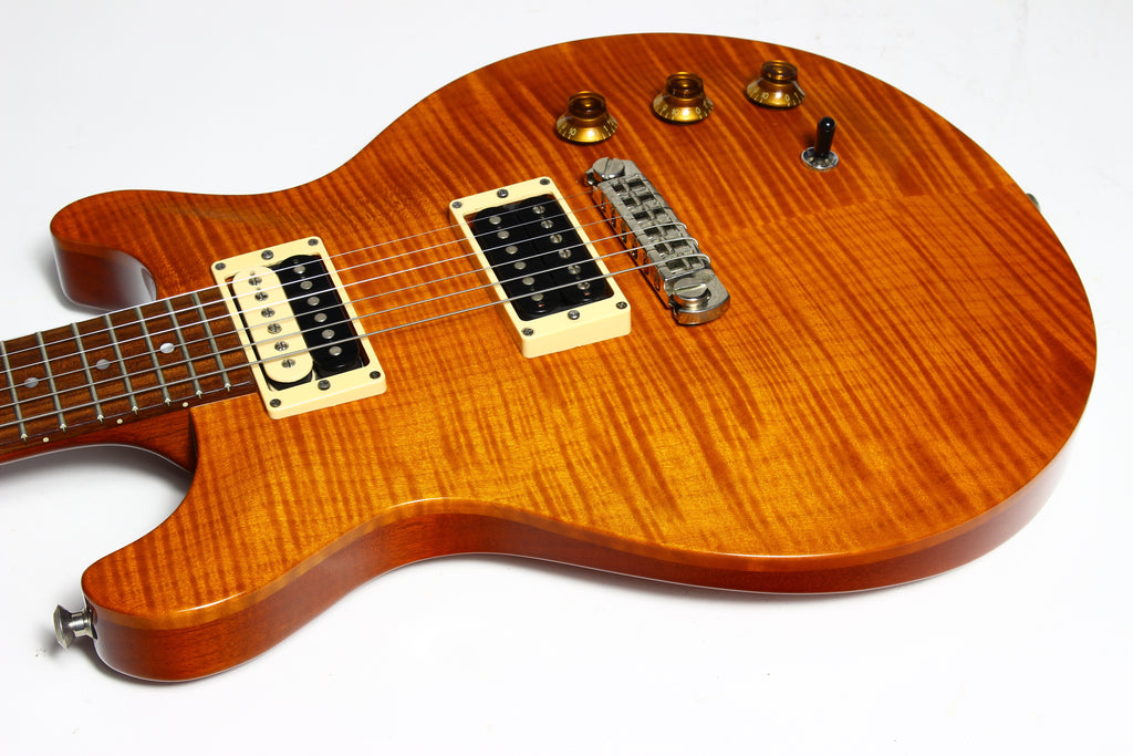 *SOLD* 1995 Hamer USA Studio Archtop Amber Double Cutaway Electric Gui ...