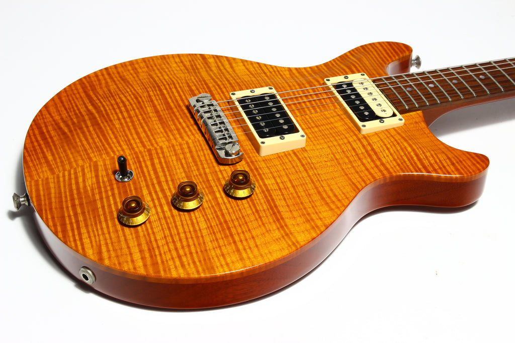 *SOLD* 1995 Hamer USA Studio Archtop Amber Double Cutaway Electric Gui ...