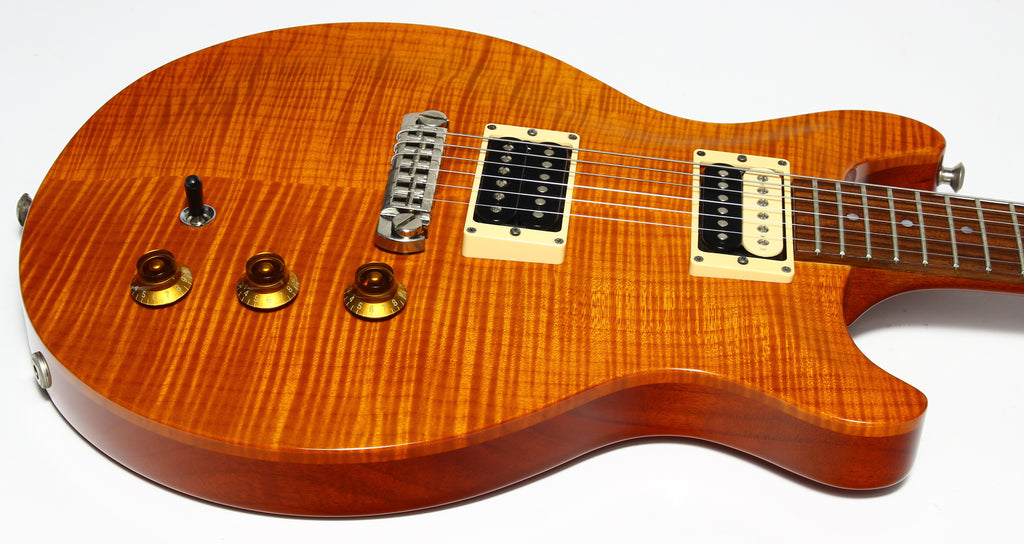 *SOLD* 1995 Hamer USA Studio Archtop Amber Double Cutaway Electric Gui ...