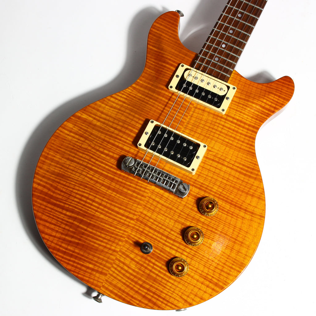 *SOLD* 1995 Hamer USA Studio Archtop Amber Double Cutaway Electric Gui ...