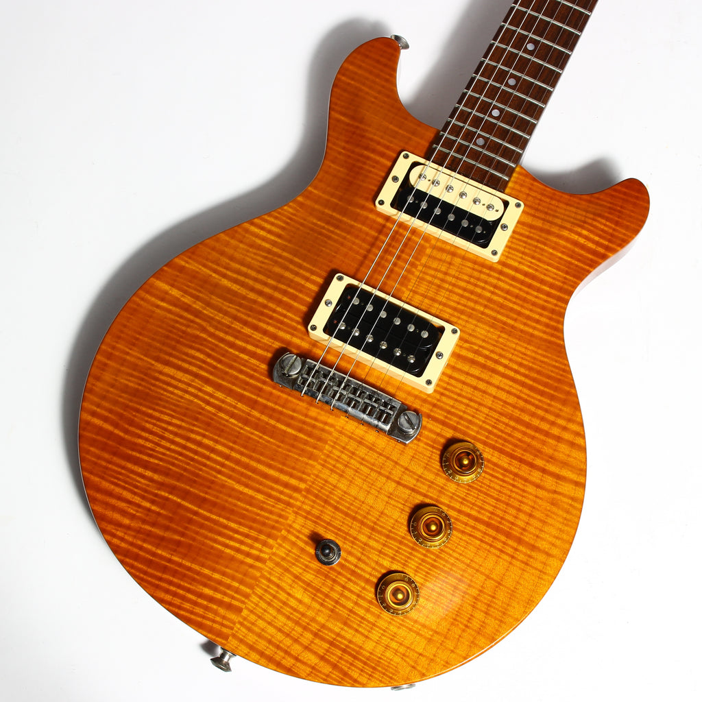 *SOLD* 1995 Hamer USA Studio Archtop Amber Double Cutaway Electric Gui ...