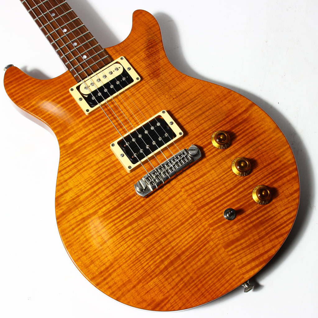 *SOLD* 1995 Hamer USA Studio Archtop Amber Double Cutaway Electric Gui ...