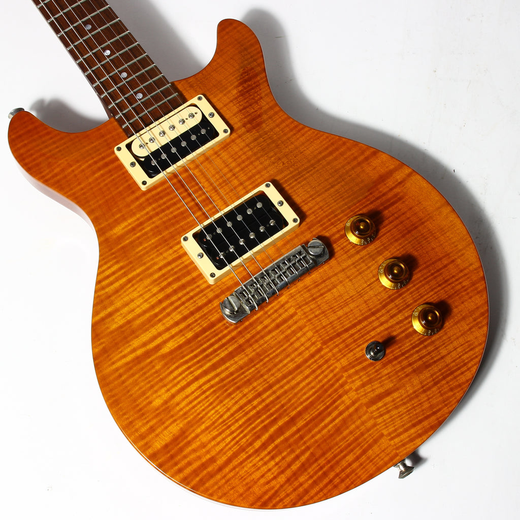 *SOLD* 1995 Hamer USA Studio Archtop Amber Double Cutaway Electric Gui ...