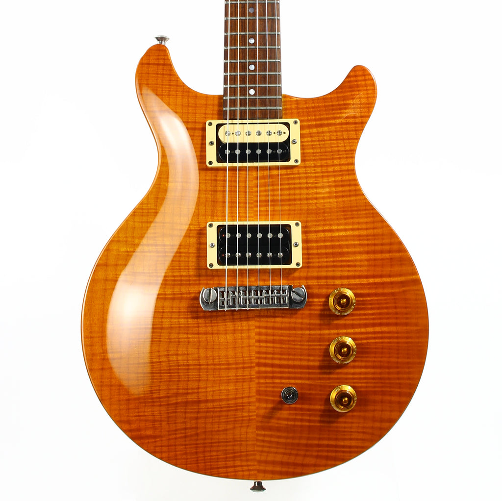 *SOLD* 1995 Hamer USA Studio Archtop Amber Double Cutaway Electric Gui ...