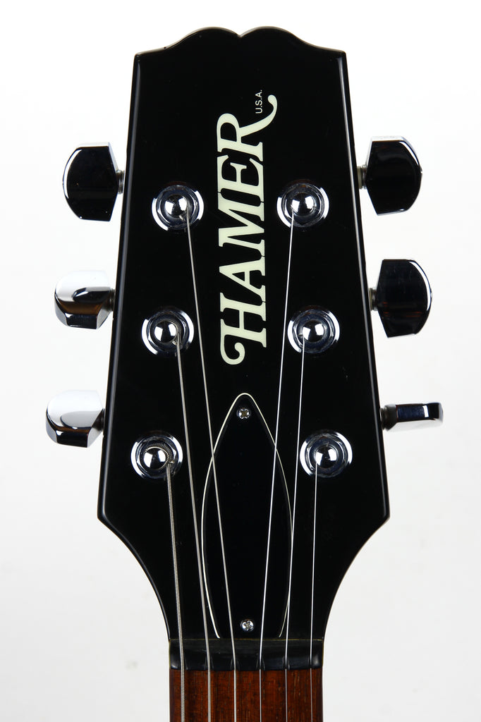 *SOLD* 1995 Hamer USA Studio Archtop Amber Double Cutaway Electric Gui ...
