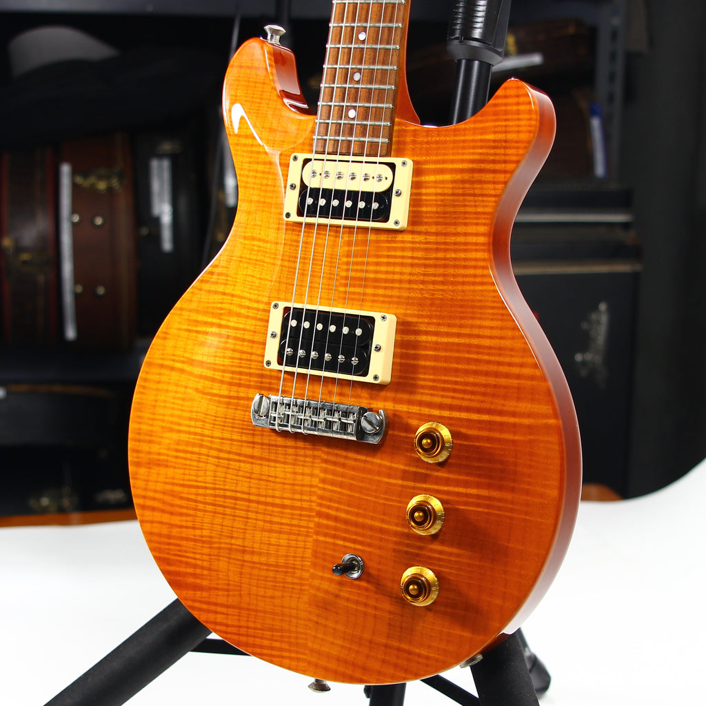 *SOLD* 1995 Hamer USA Studio Archtop Amber Double Cutaway Electric Gui ...