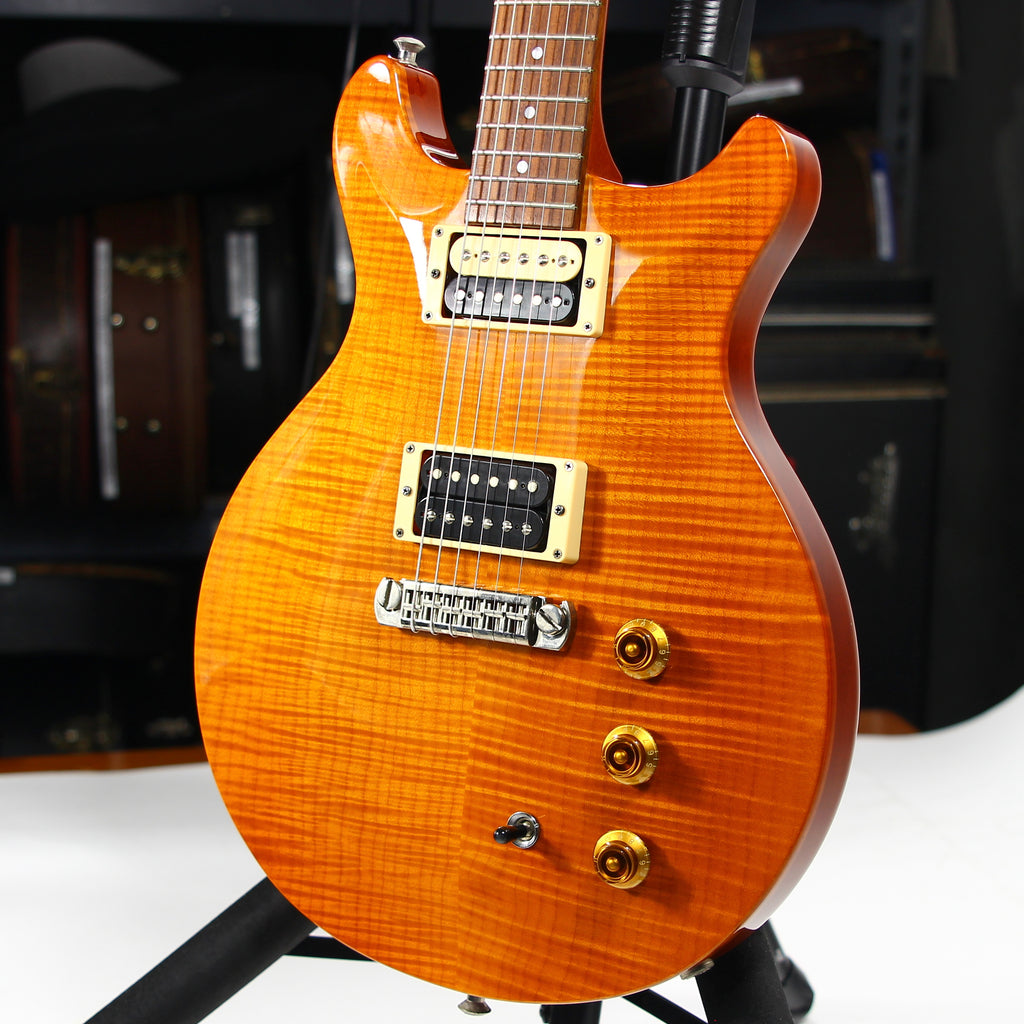 *SOLD* 1995 Hamer USA Studio Archtop Amber Double Cutaway Electric Gui ...