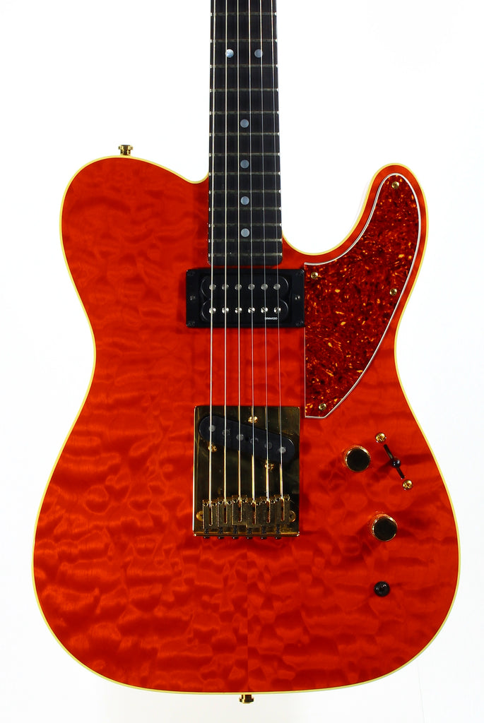 1992 Fender Custom Shop Set Neck Country Artist Telecaster QUILT Sunse ...