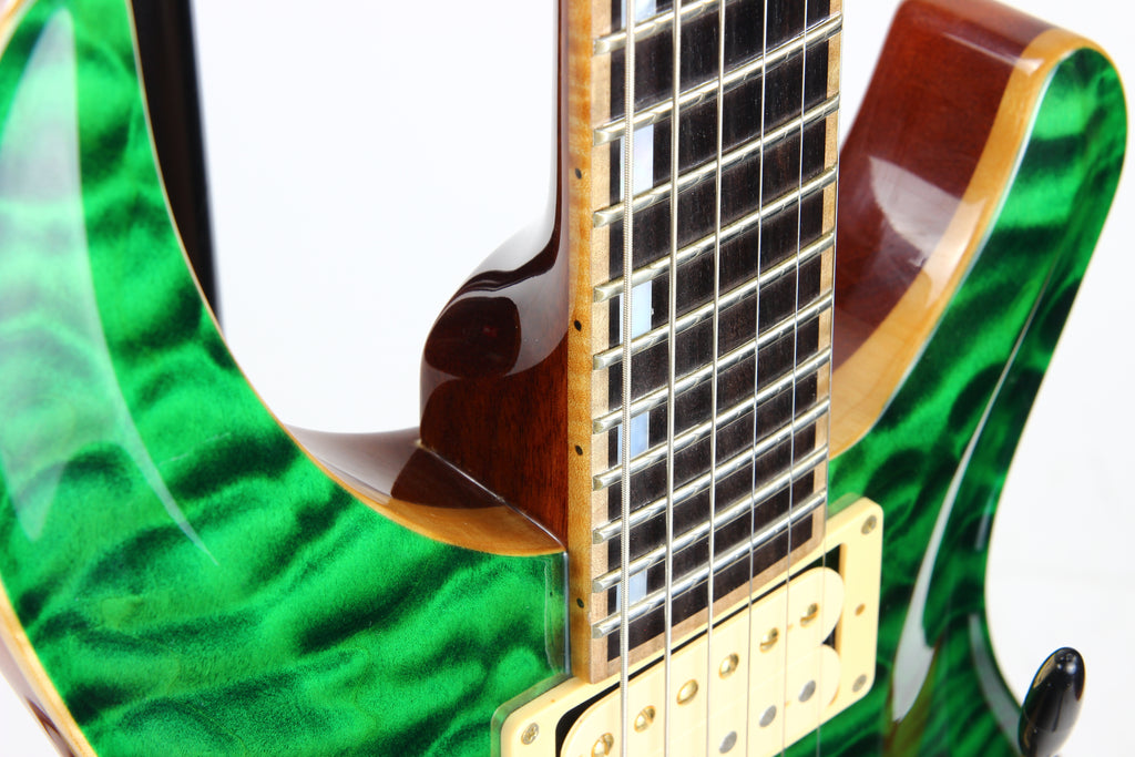 2003 McNaught DTM Phoenix Rising Custom Diamond Set Thru Neck Electric ...