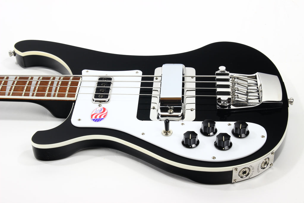 2020 Rickenbacker 4003 Left-Handed Jetglo Black Electric Bass - MINTY ...
