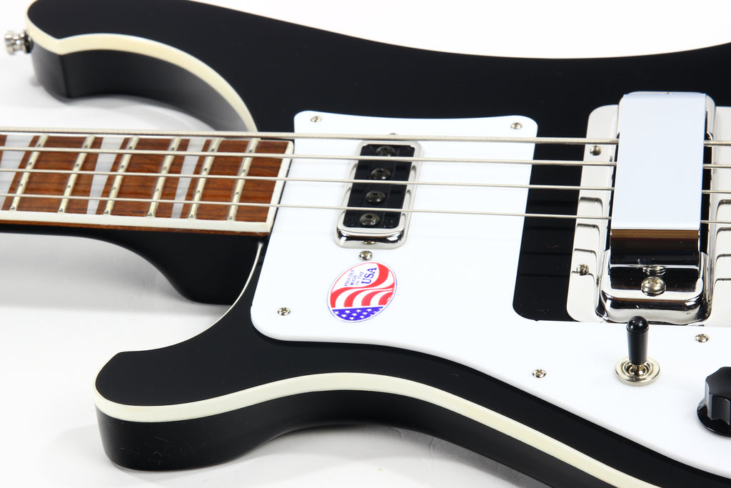 2020 Rickenbacker 4003 Left-Handed Jetglo Black Electric Bass - MINTY ...