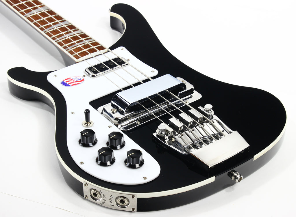 2020 Rickenbacker 4003 Left-Handed Jetglo Black Electric Bass - MINTY ...