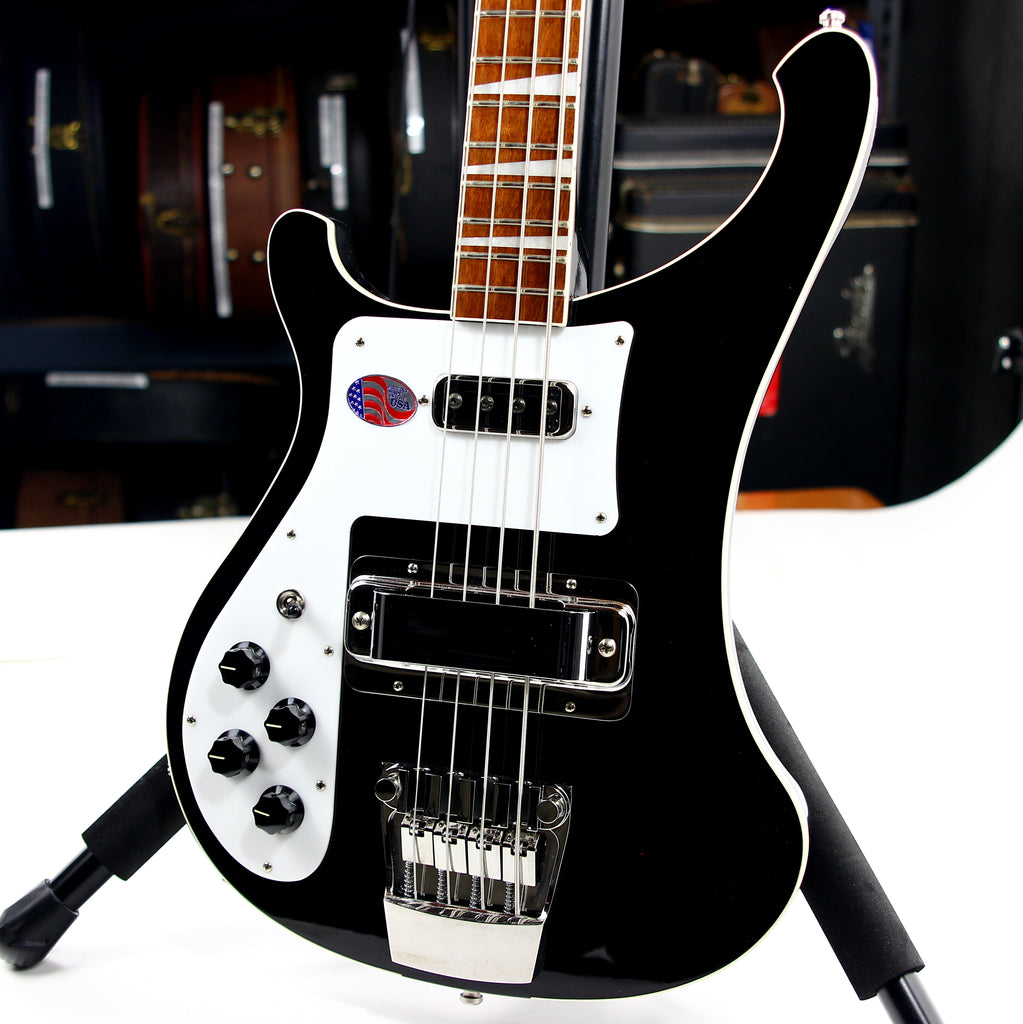 *SOLD* 2020 Rickenbacker 4003 Left-Handed Jetglo Black Electric Bass ...