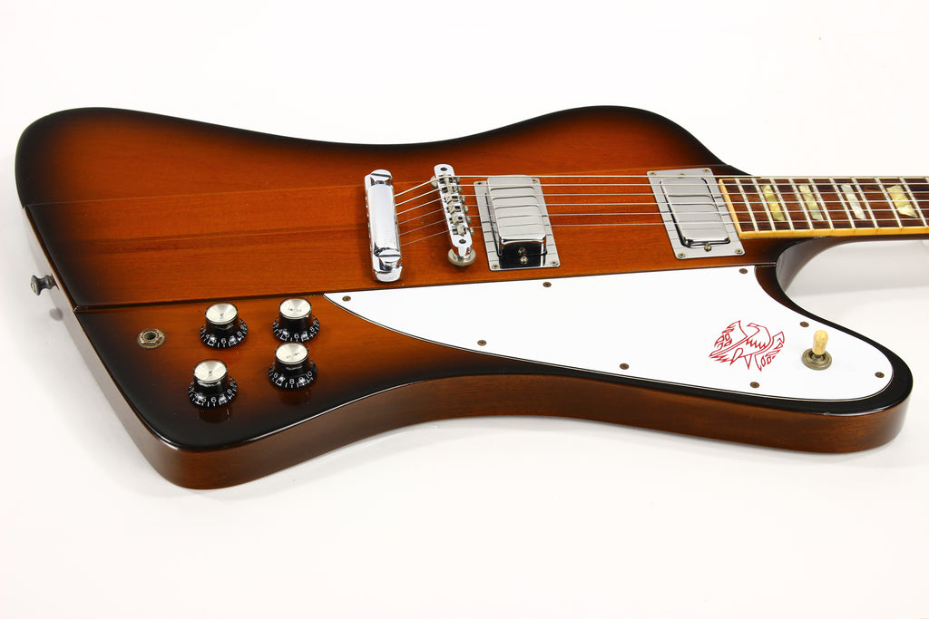 1992 Gibson Firebird V Reverse Reissue Vintage Sunburst - w/ Original ...