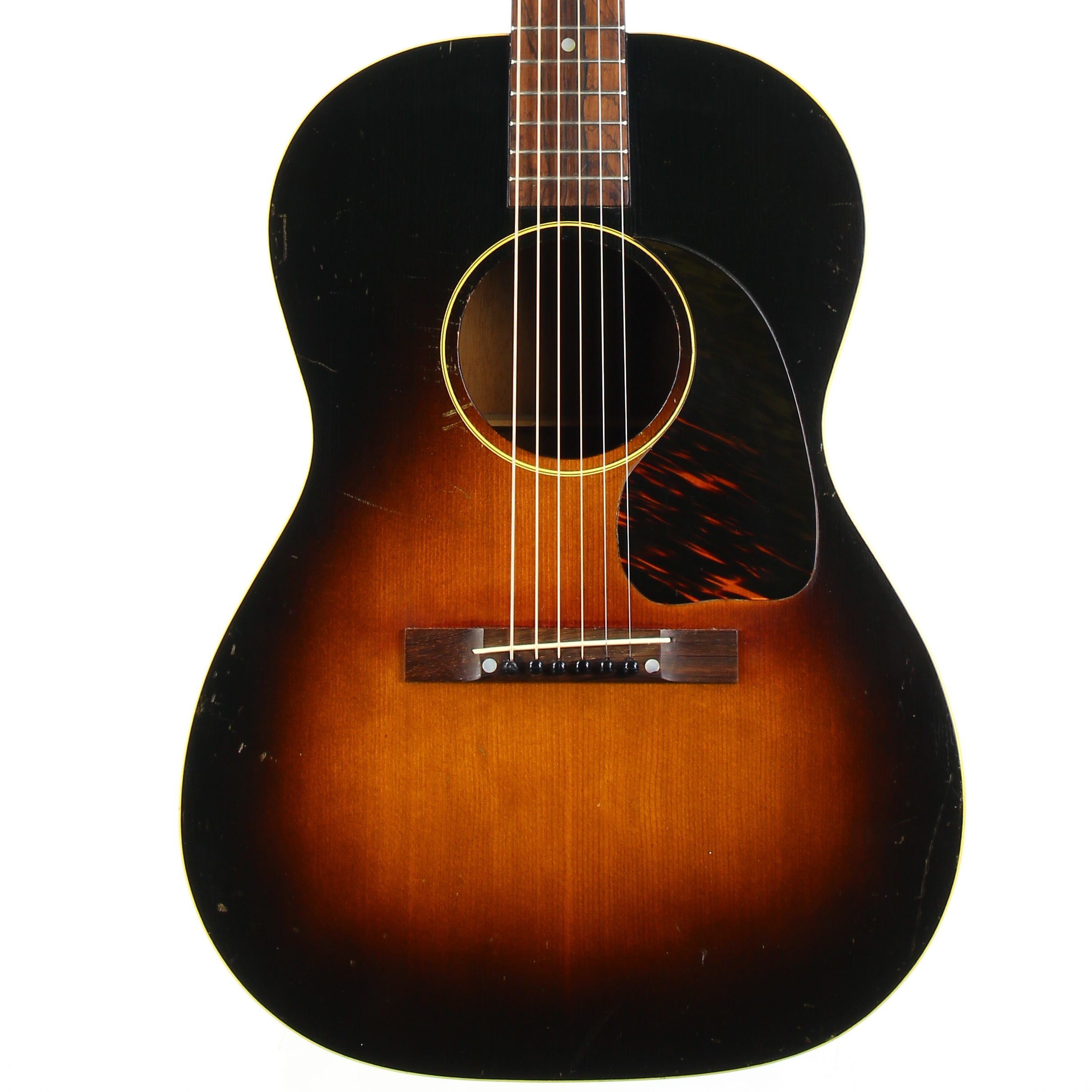 1947 Gibson LG-1 Vintage Acoustic Guitar FIRESTRIPE Pickguard, NO CRAC ...