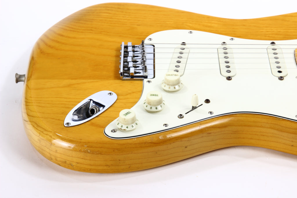 1975 Fender Stratocaster Natural Ash Hardtail - Vintage 1970's Strat ...
