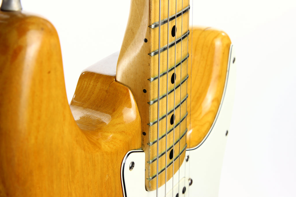 1975 Fender Stratocaster Natural Ash Hardtail - Vintage 1970's Strat ...