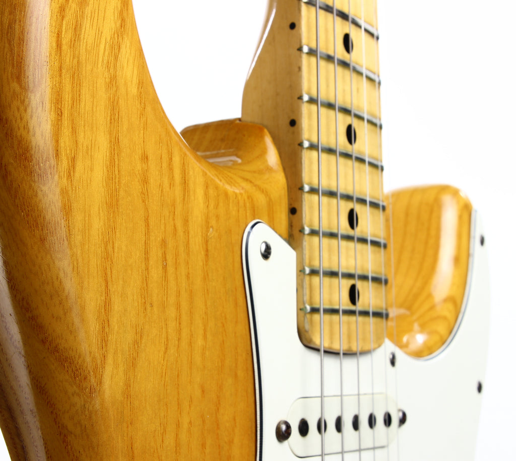 1975 Fender Stratocaster Natural Ash Hardtail - Vintage 1970's Strat ...