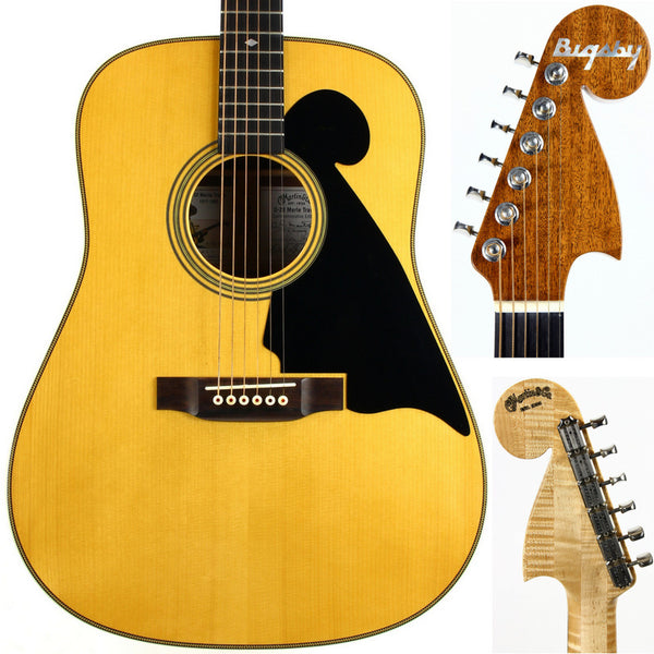 2008 Martin D-28M Merle Travis - Bigsby Headstock, Madagascar Rosewood – Kansas City Vintage Guitars