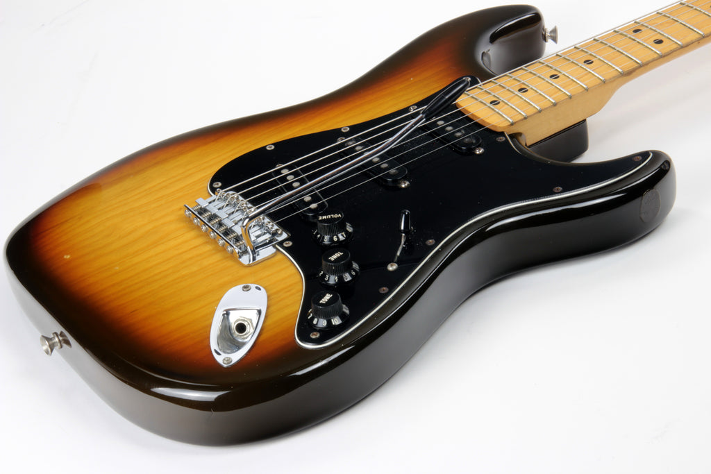 1979 Fender Stratocaster ASH 3-Tone Brown Sunburst - Maple Neck Strat ...