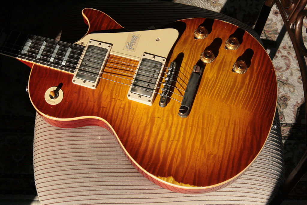 *SOLD* 2018 Gibson 1959 HEAVY AGED Iced Tea Les Paul Reissue! R9 59 Hi ...