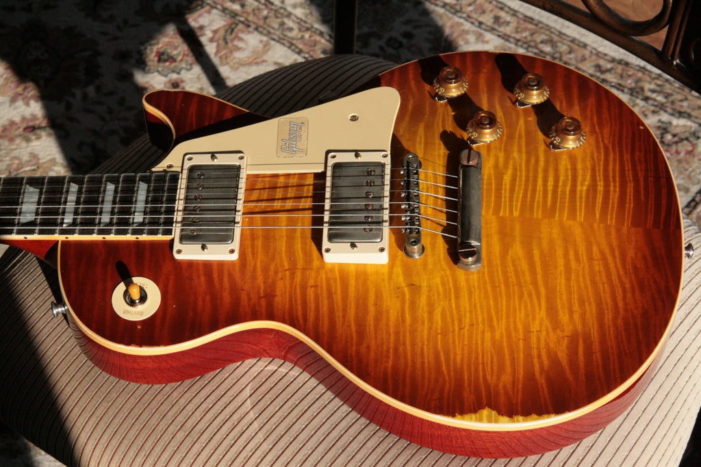 *SOLD* 2018 Gibson 1959 HEAVY AGED Iced Tea Les Paul Reissue! R9 59 Hi ...