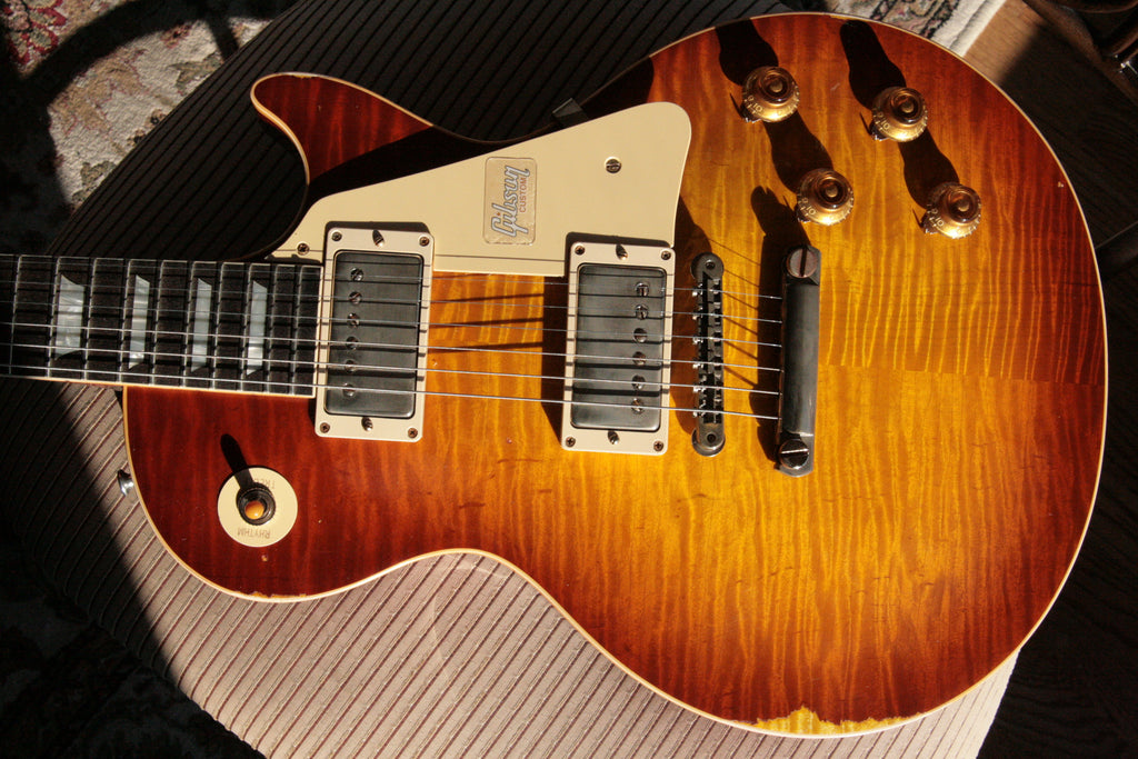 *SOLD* 2018 Gibson 1959 HEAVY AGED Iced Tea Les Paul Reissue! R9 59 Hi ...