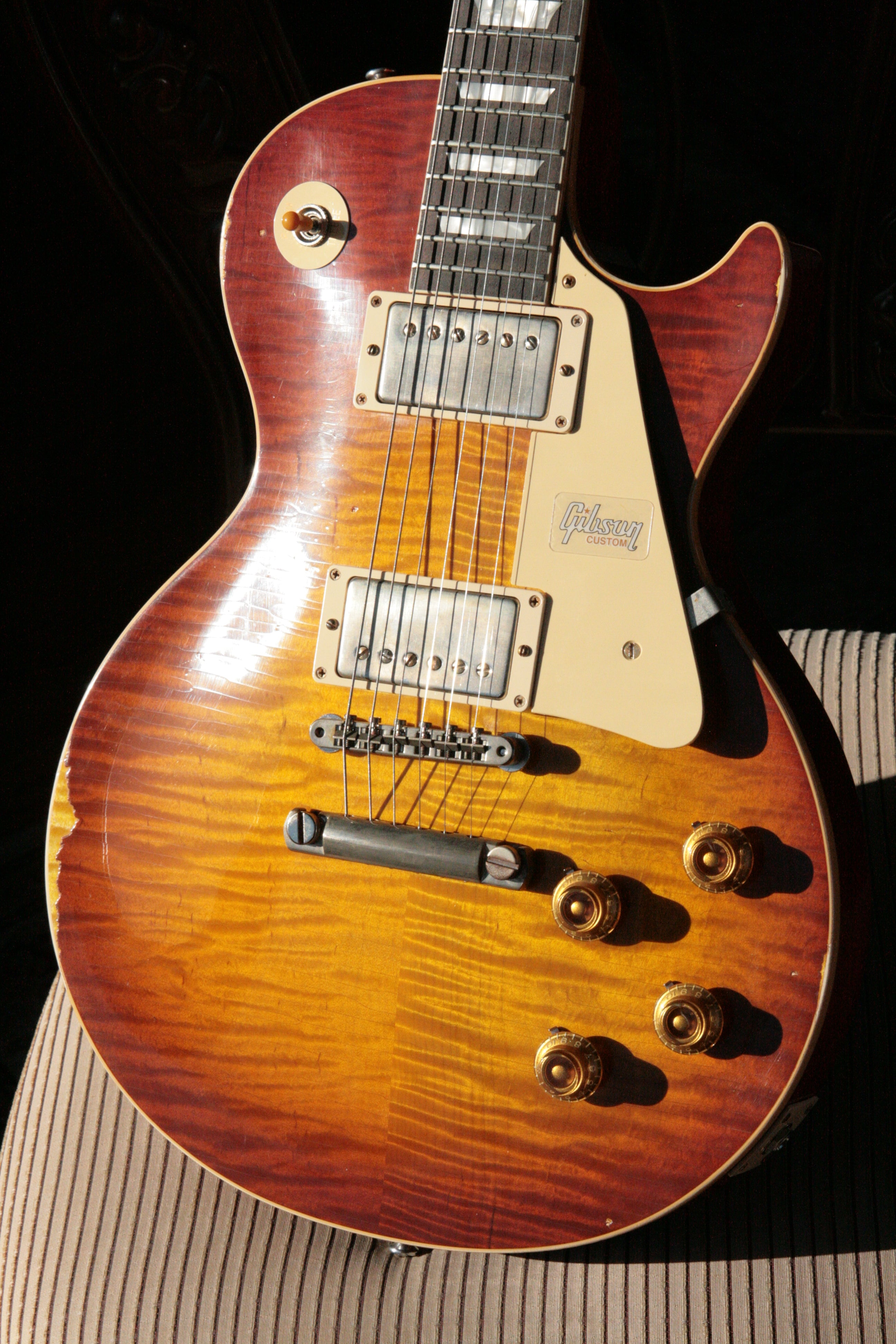 *SOLD* 2018 Gibson 1959 HEAVY AGED Iced Tea Les Paul Reissue! R9 59 Hi ...