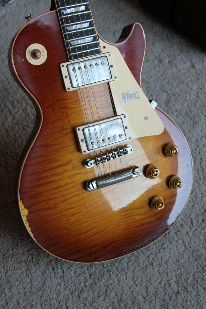 2018 Gibson 1959 HEAVY AGED Iced Tea Les Paul Reissue! R9 59 Historic ...