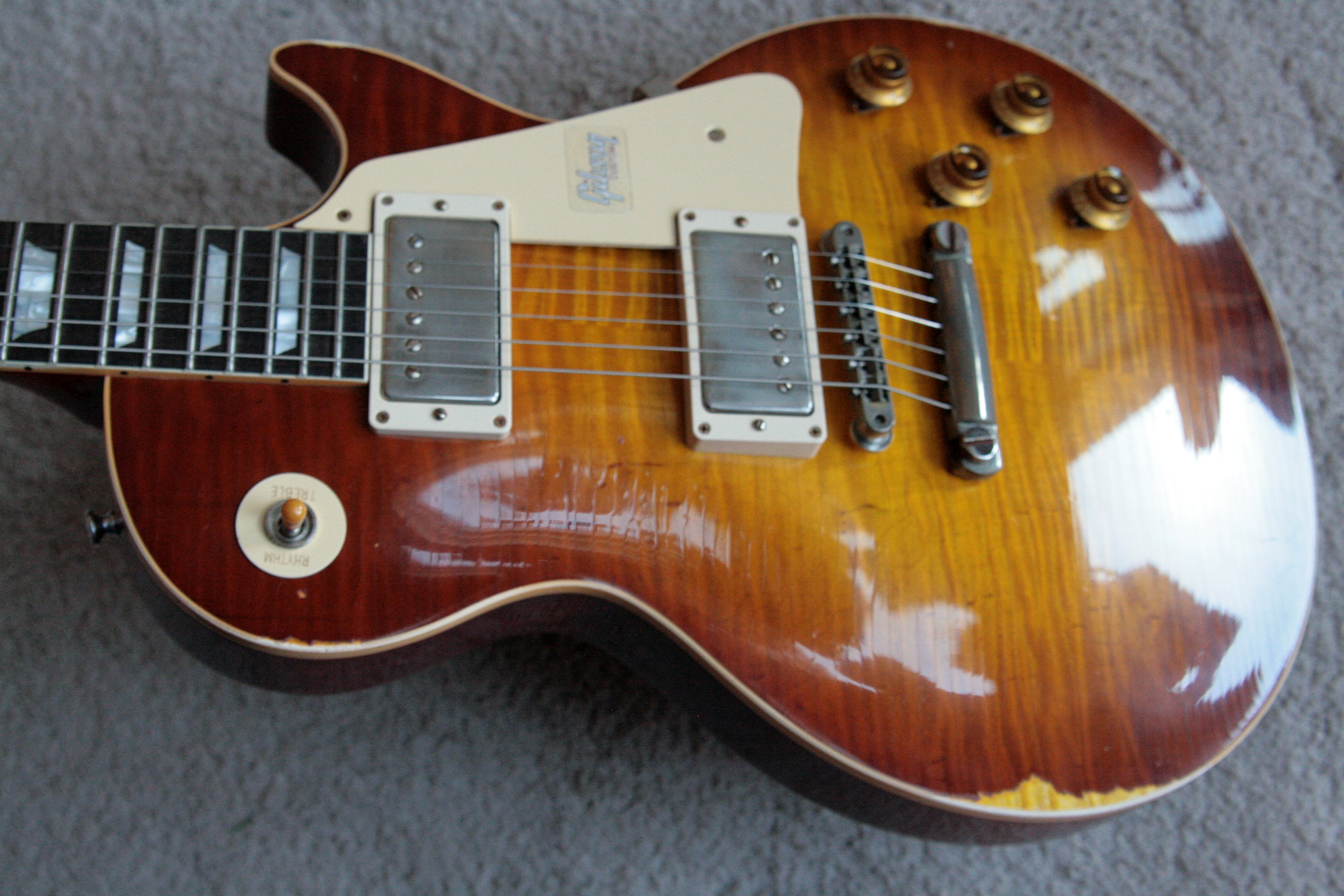 *SOLD* 2018 Gibson 1959 HEAVY AGED Iced Tea Les Paul Reissue! R9 59 Hi ...