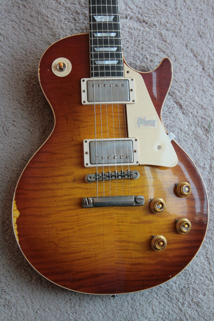 *SOLD* 2018 Gibson 1959 HEAVY AGED Iced Tea Les Paul Reissue! R9 59 Hi ...
