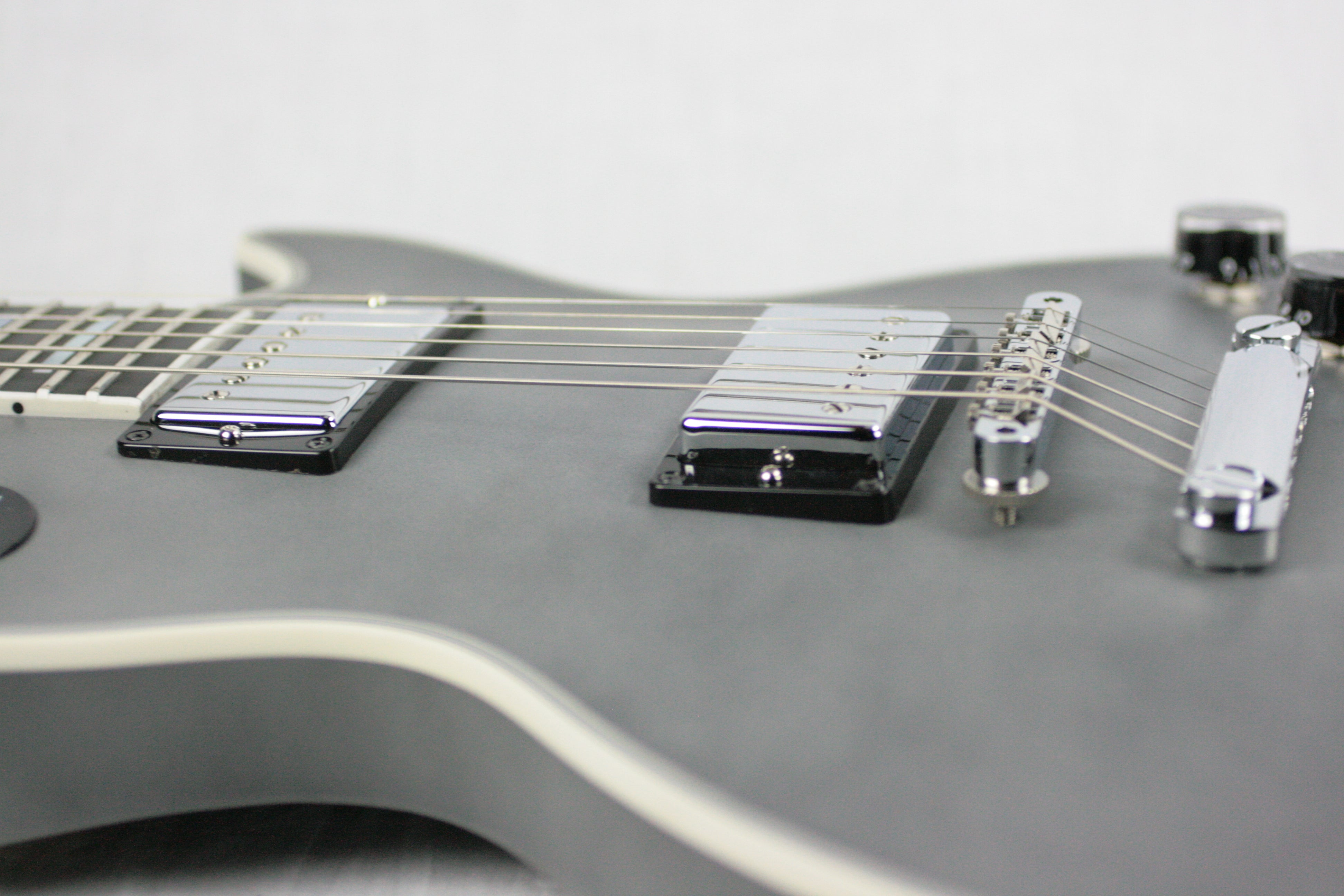 2017 Gibson Custom Shop Les Paul Modern Axcess SATIN RHINO GRAY Chrome ...