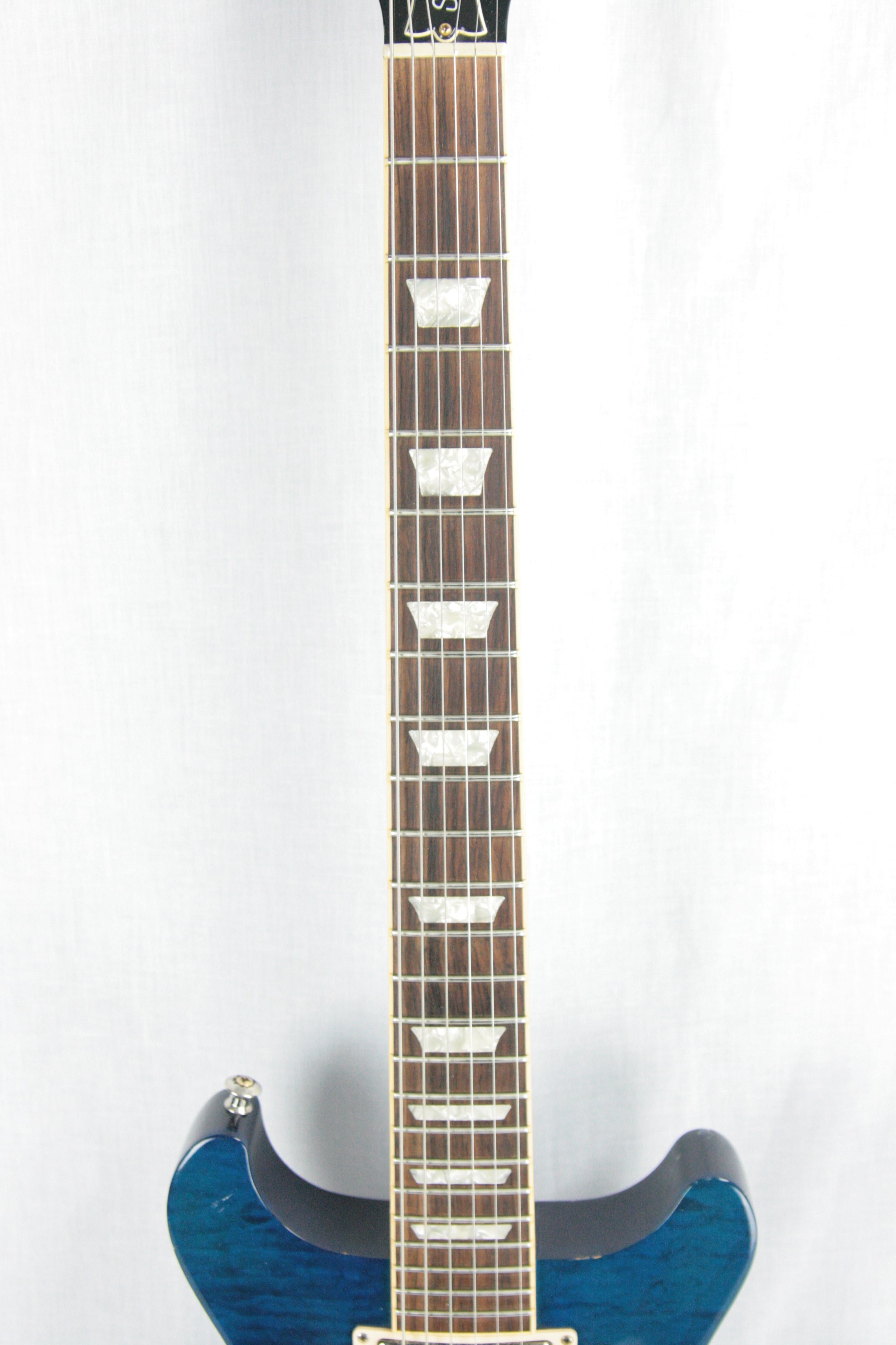 *SOLD* 1998 Gibson Les Paul Standard Plus DC Teal Blue! Double Cut LP ...