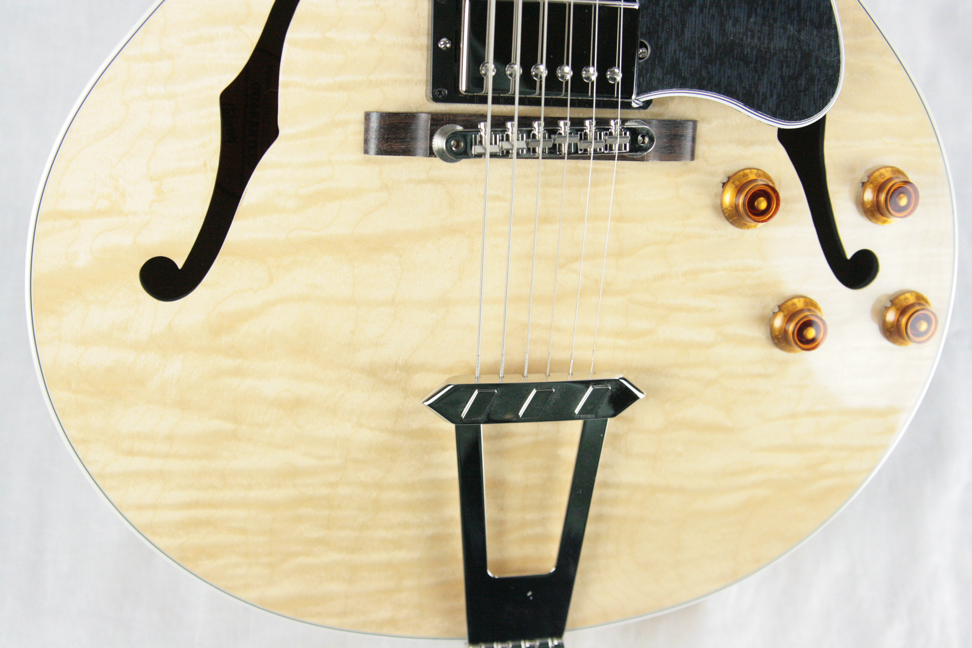 2017 Gibson ES-175 FIGURED NATURAL Memphis Jazz Archtop 335 355 ...