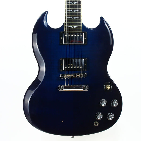 *SOLD* 2005 Gibson SG Supreme Midnight Blue Burst - Ebony Fretboard, L ...