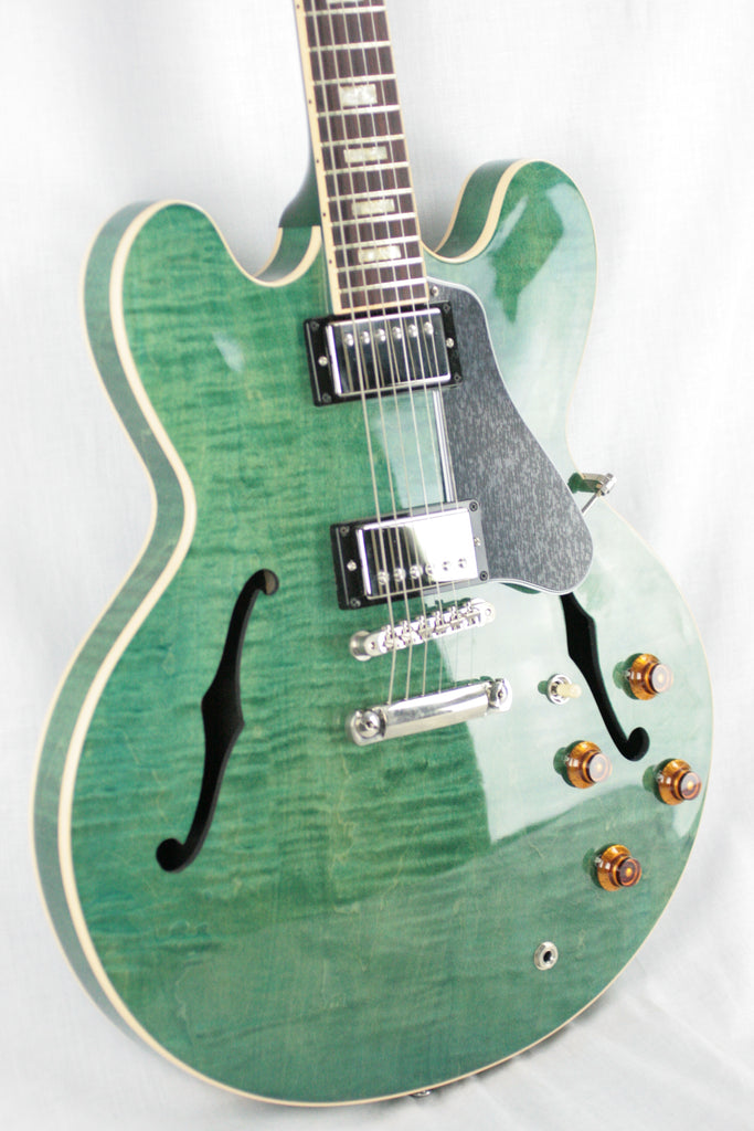 2016 Gibson ES-335 FIGURED Turquoise Limited Edition! Block inlays, Fl ...