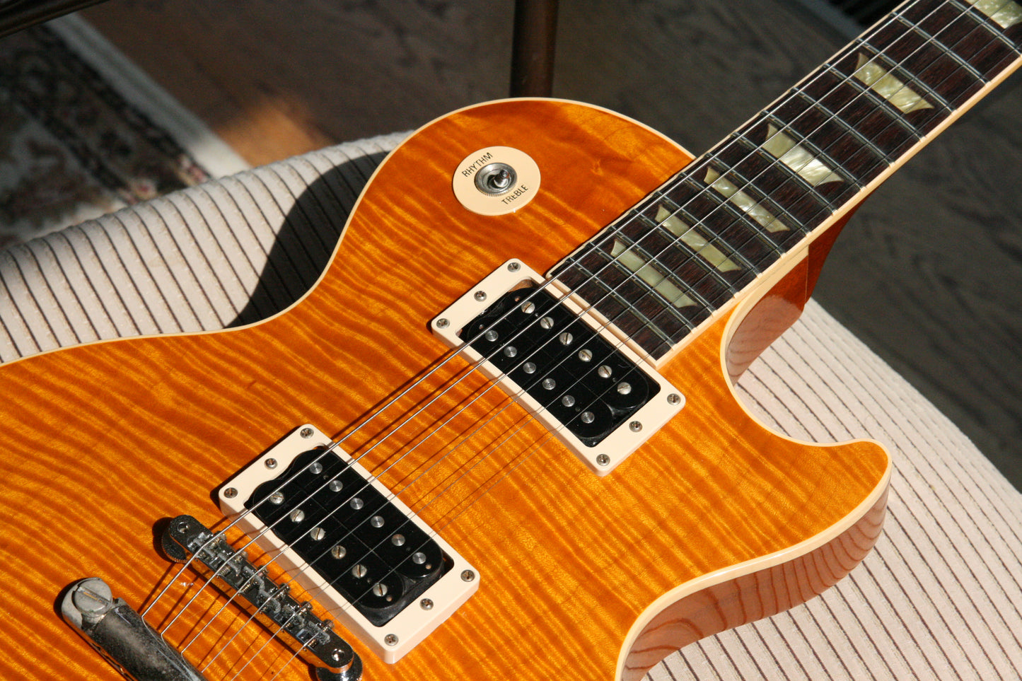 1995 Gibson Les Paul Classic Plus Killer Flametop! Amber 1995 Gibson Les Paul Classic Plus Killer Flametop! Amber
