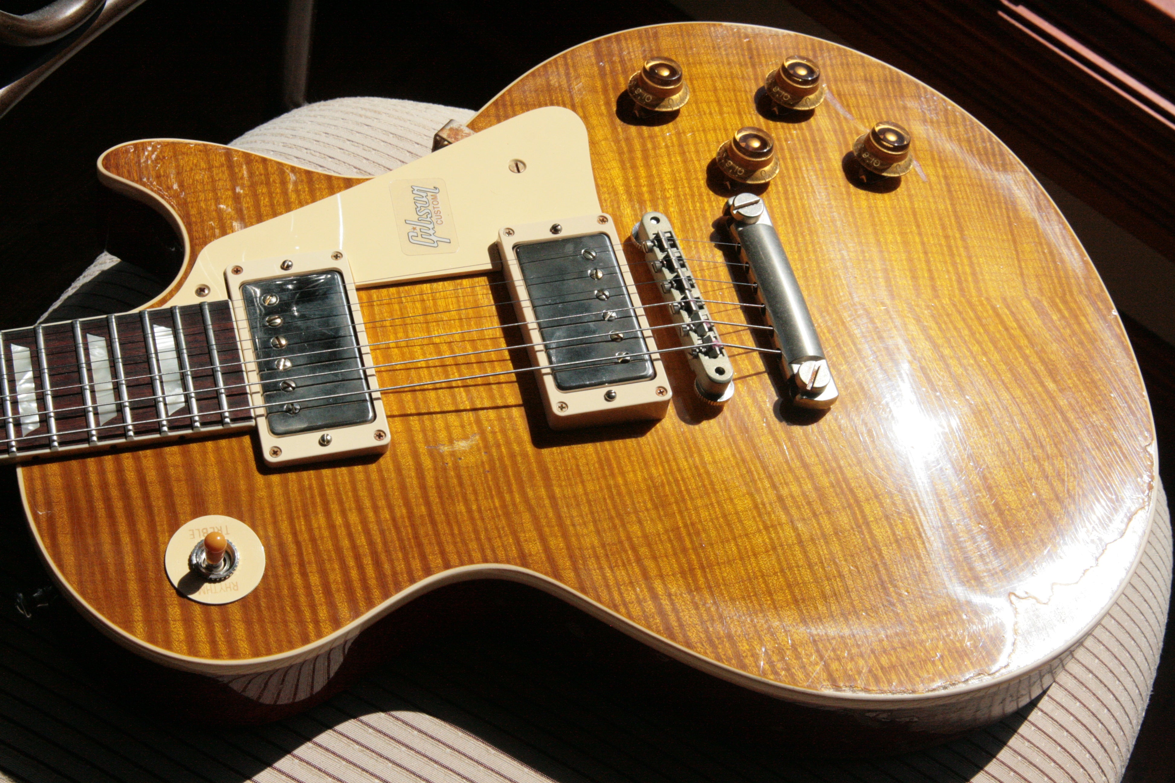 2018 Gibson 1959 HEAVY AGED Lemon Burst Les Paul Historic Reissue! R9 ...