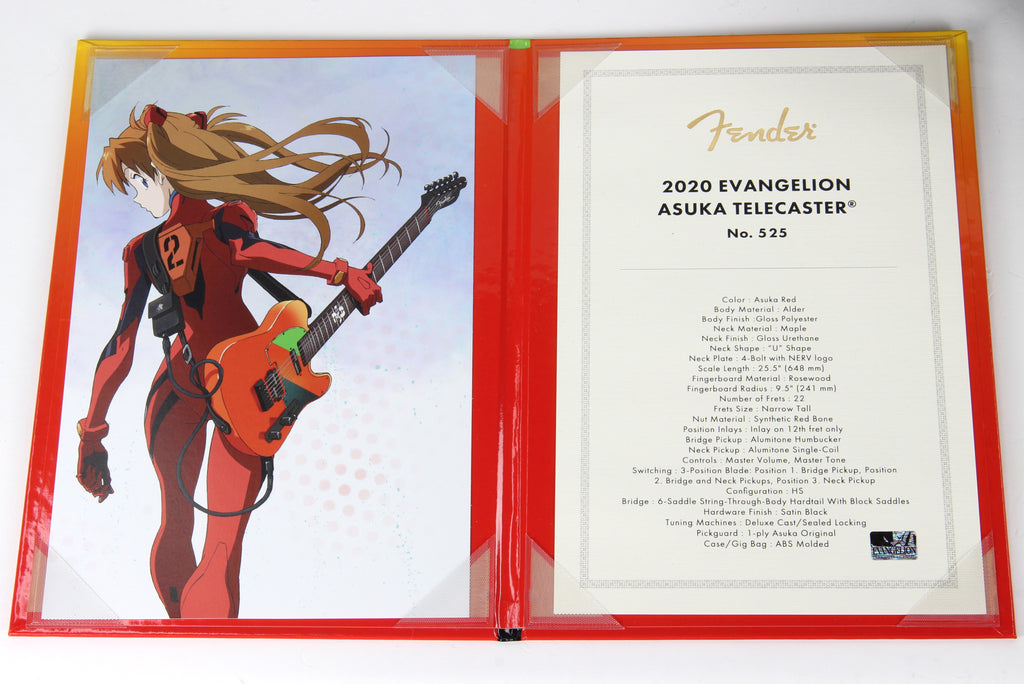 2020 Fender Custom Shop Evangelion Asuka Red Telecaster - Made in Japa ...