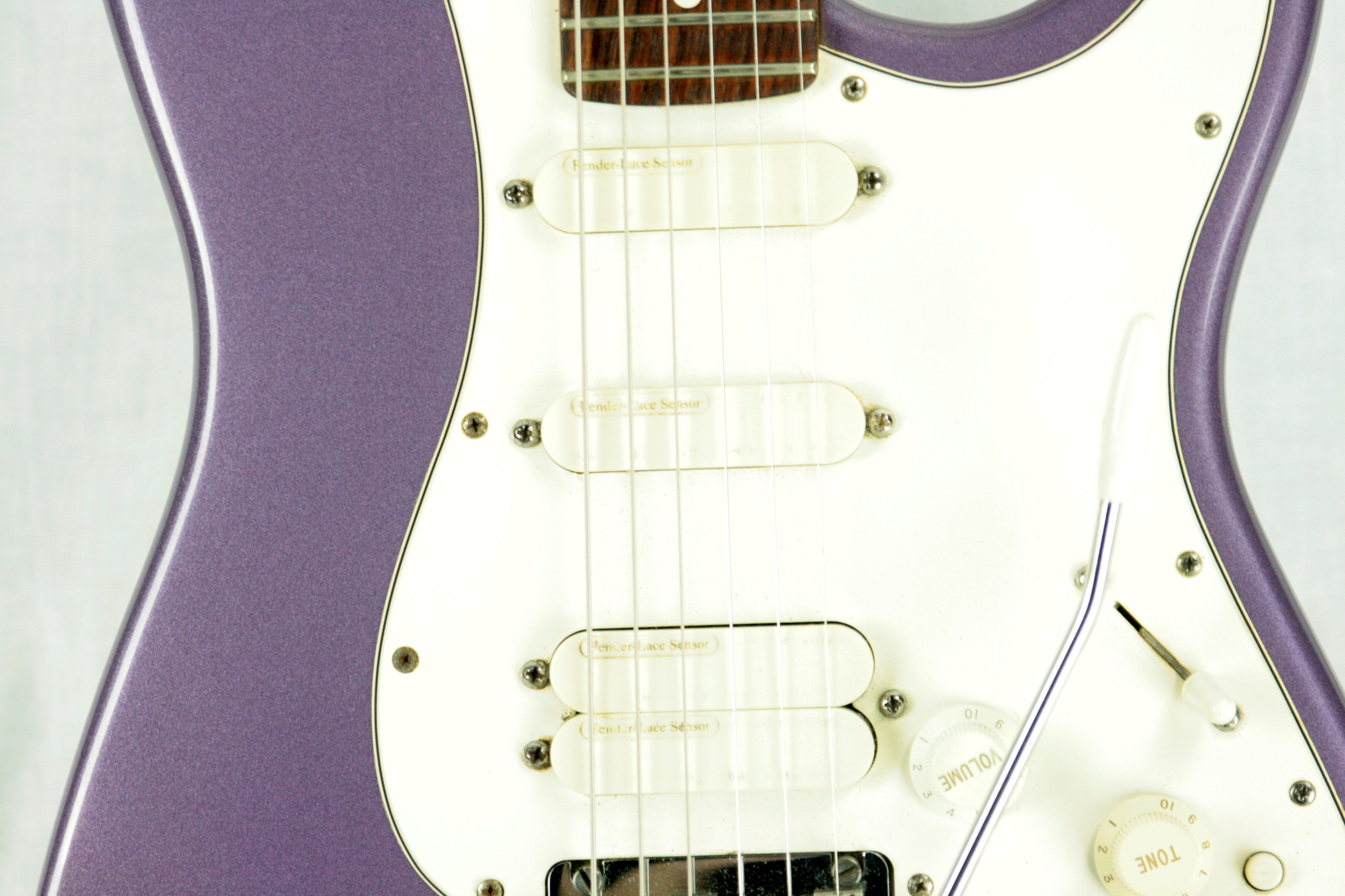 1993 Fender Jeff Beck Stratocaster Midnight Purple! Fat-Neck Strat, La ...