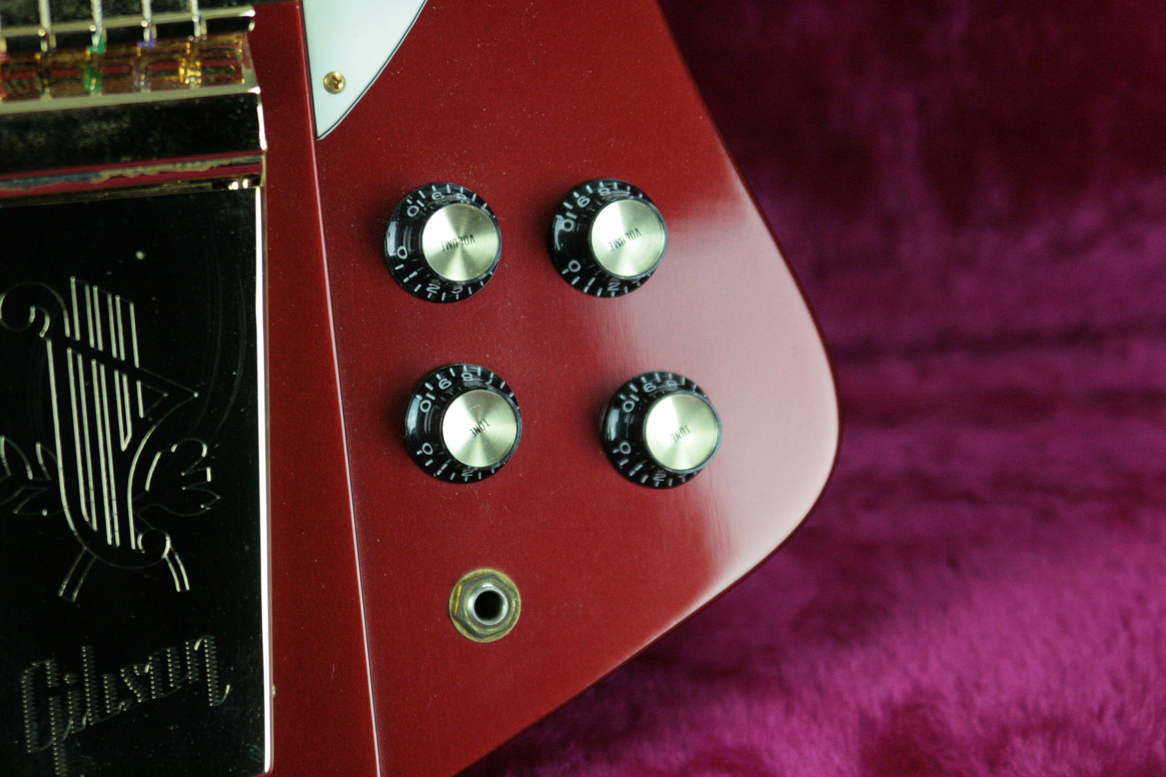 2003 Gibson Firebird VII Candy Apple Red EBONY Board Limited Maestro ...