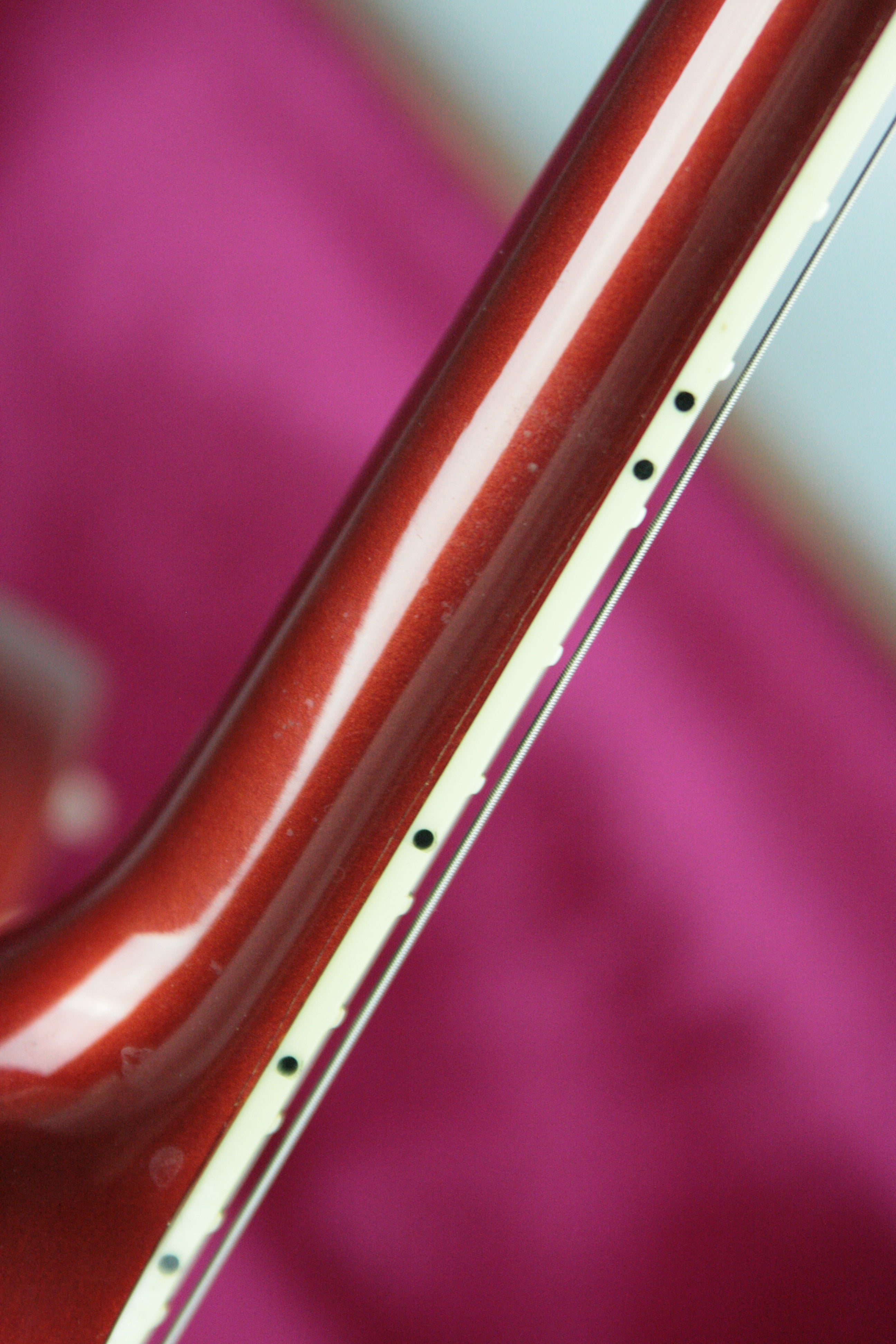 2003 Gibson Firebird VII Candy Apple Red EBONY Board Limited Maestro ...