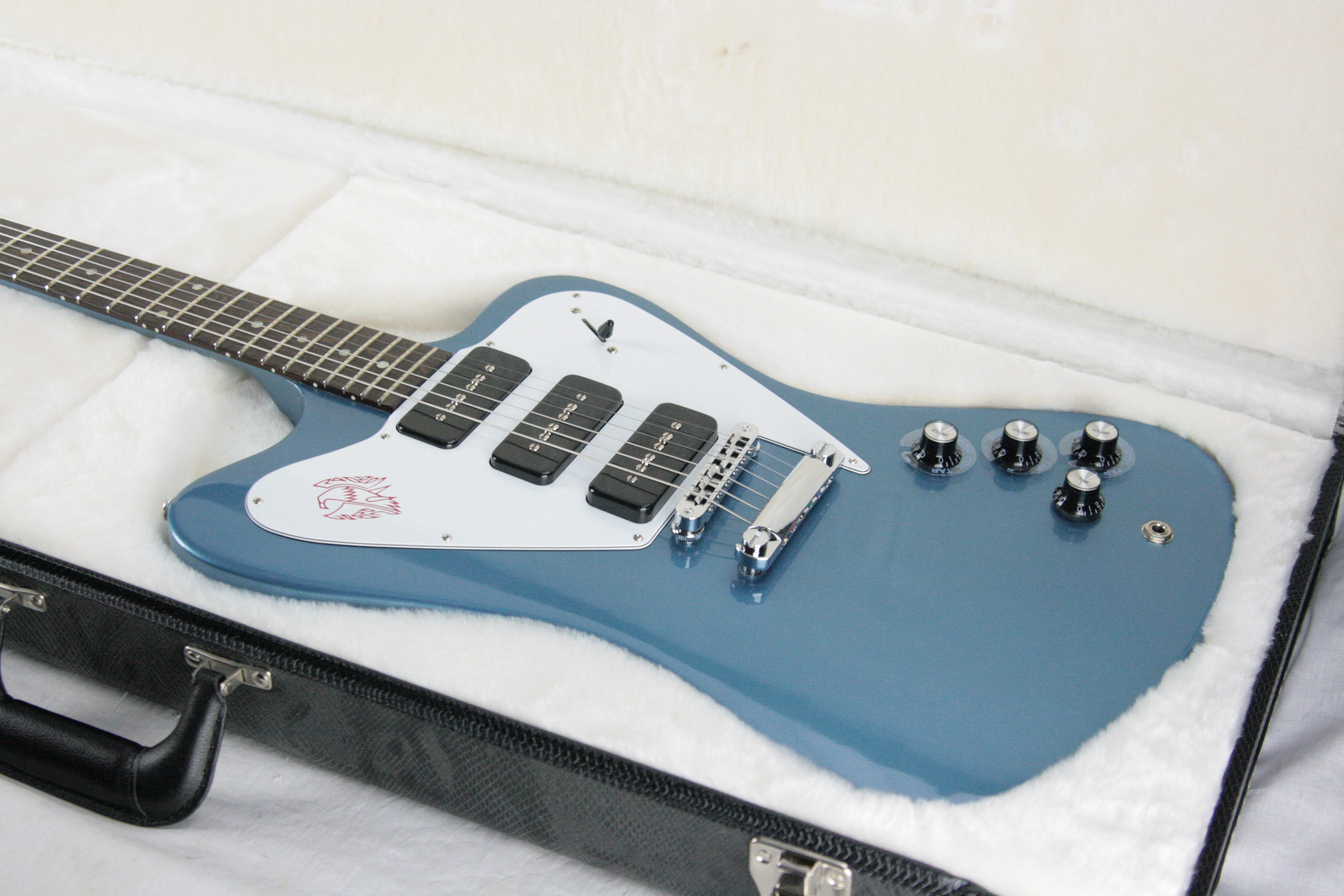 *SOLD* NOS 2011 Gibson Firebird Non-Reverse Pelham Blue 3 P90's w/ OHS ...