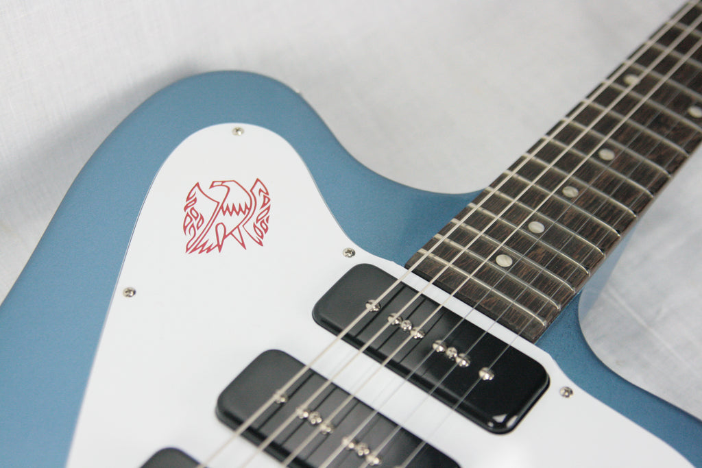 NOS 2011 Gibson Firebird Non-Reverse Pelham Blue 3 P90's w/ OHSC! MINT ...