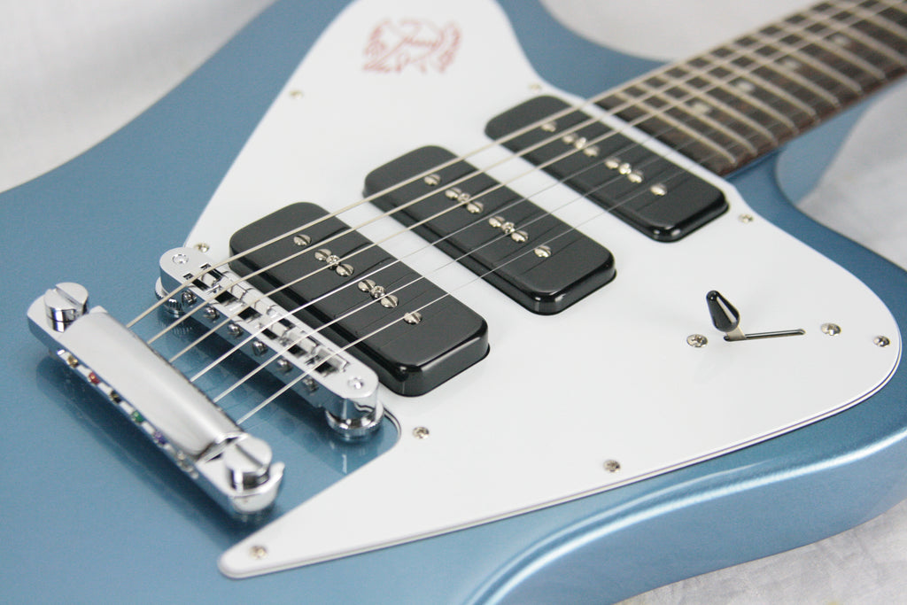 *SOLD* NOS 2011 Gibson Firebird Non-Reverse Pelham Blue 3 P90's w/ OHS ...